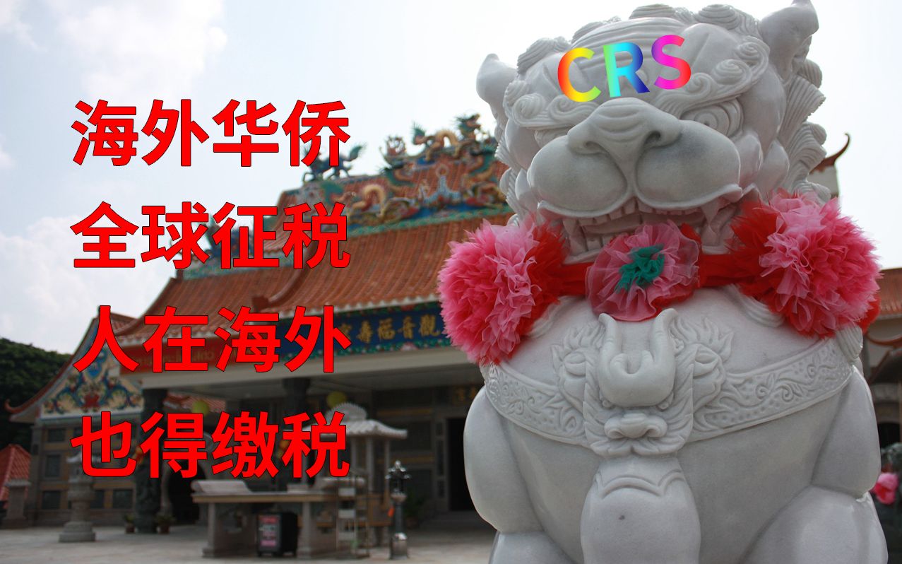 海外华侨全球征税,什么是CRS?什么人需要缴纳个人所得税?