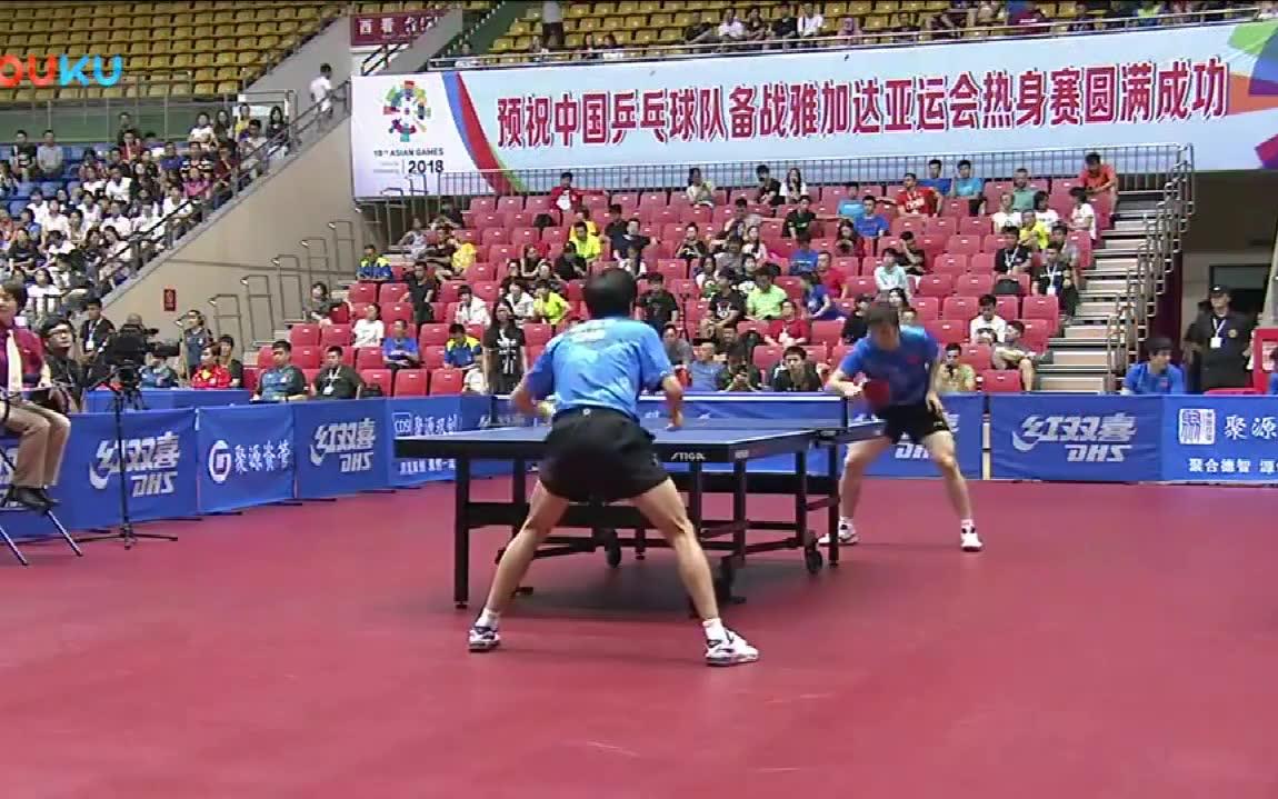 [2018成都热身赛]樊振东vs林高远