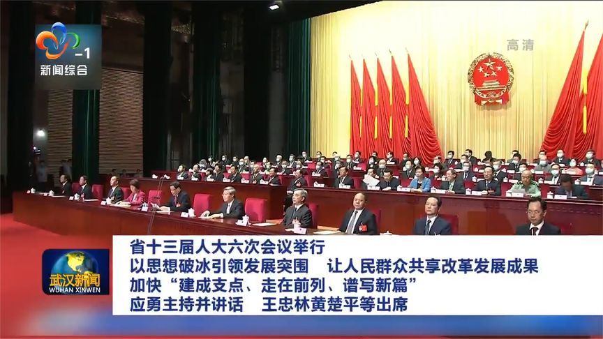 省十三届人大六次会议举行