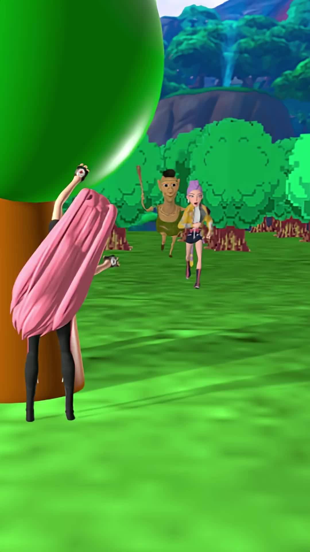 卡通森林趣味互动