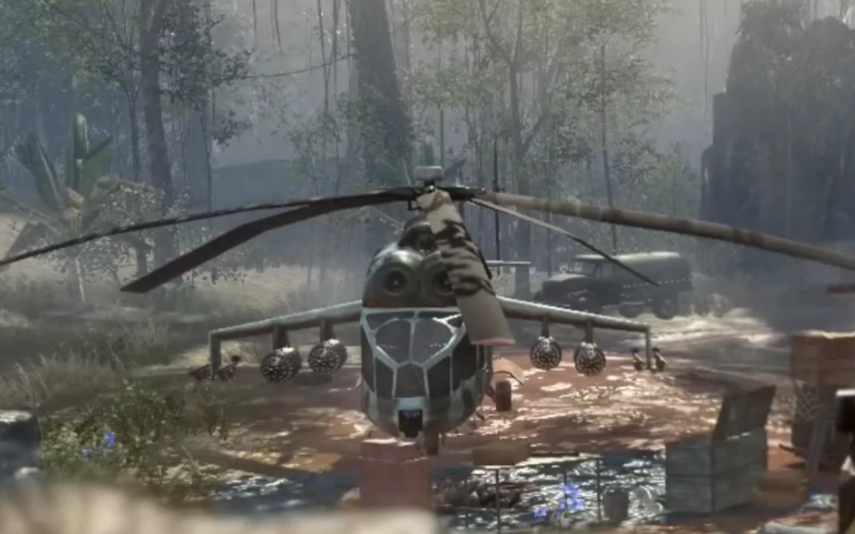 12年前COD里留下深刻印象的直升机空战!驾驶米-24疾驰在越南的崇山...