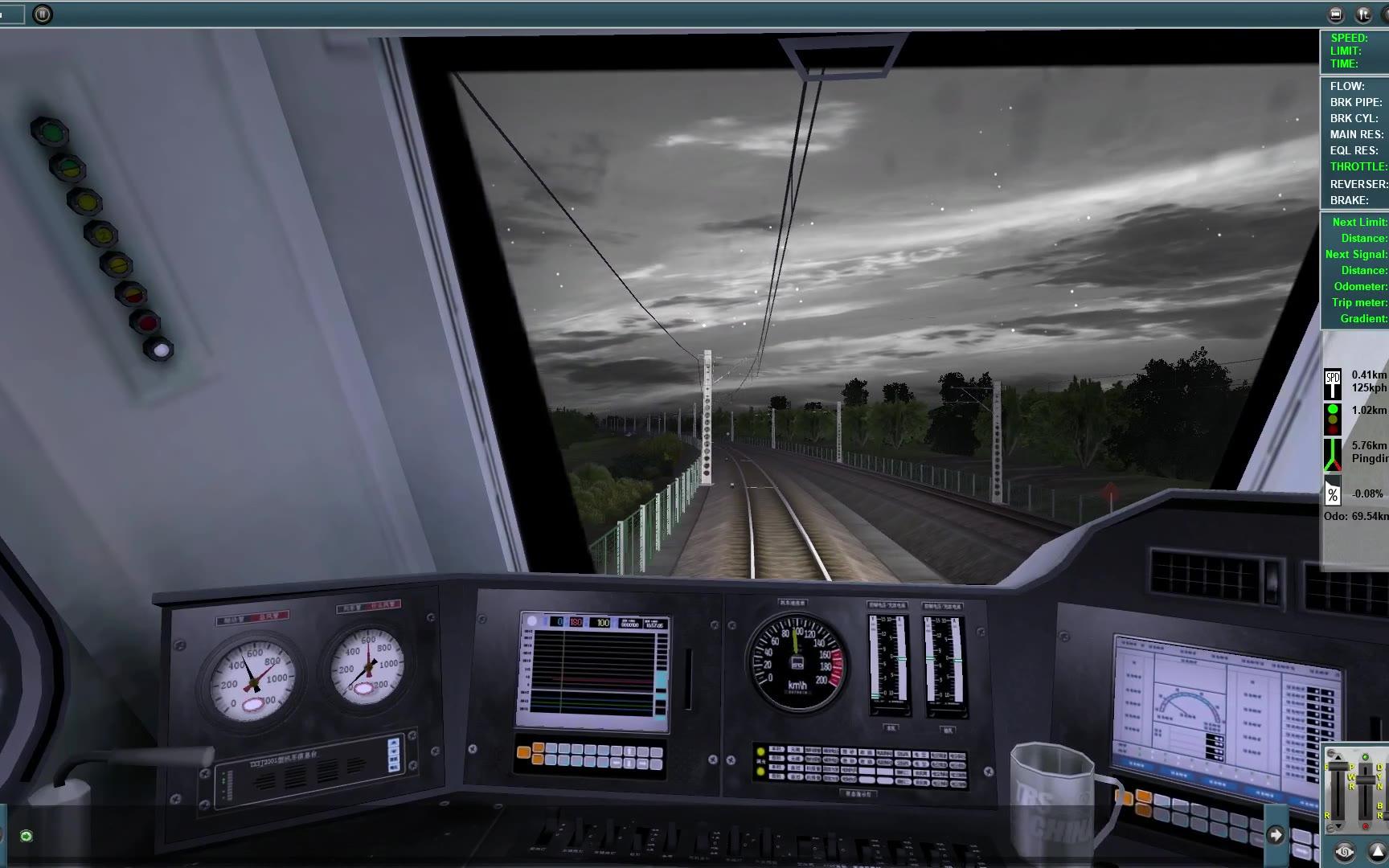 Trainz12 trs12模拟火车12 K429次 铁岭至四平区间