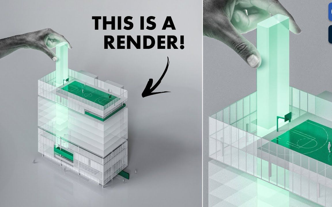 【建筑表现教程】高级建筑模型效果图制作