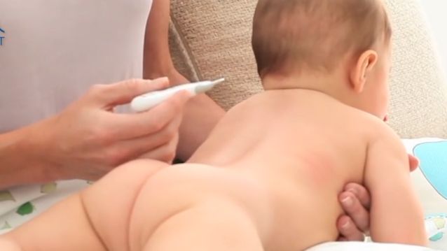 不用夹在腋下的体温计 2秒钟测出宝宝温度