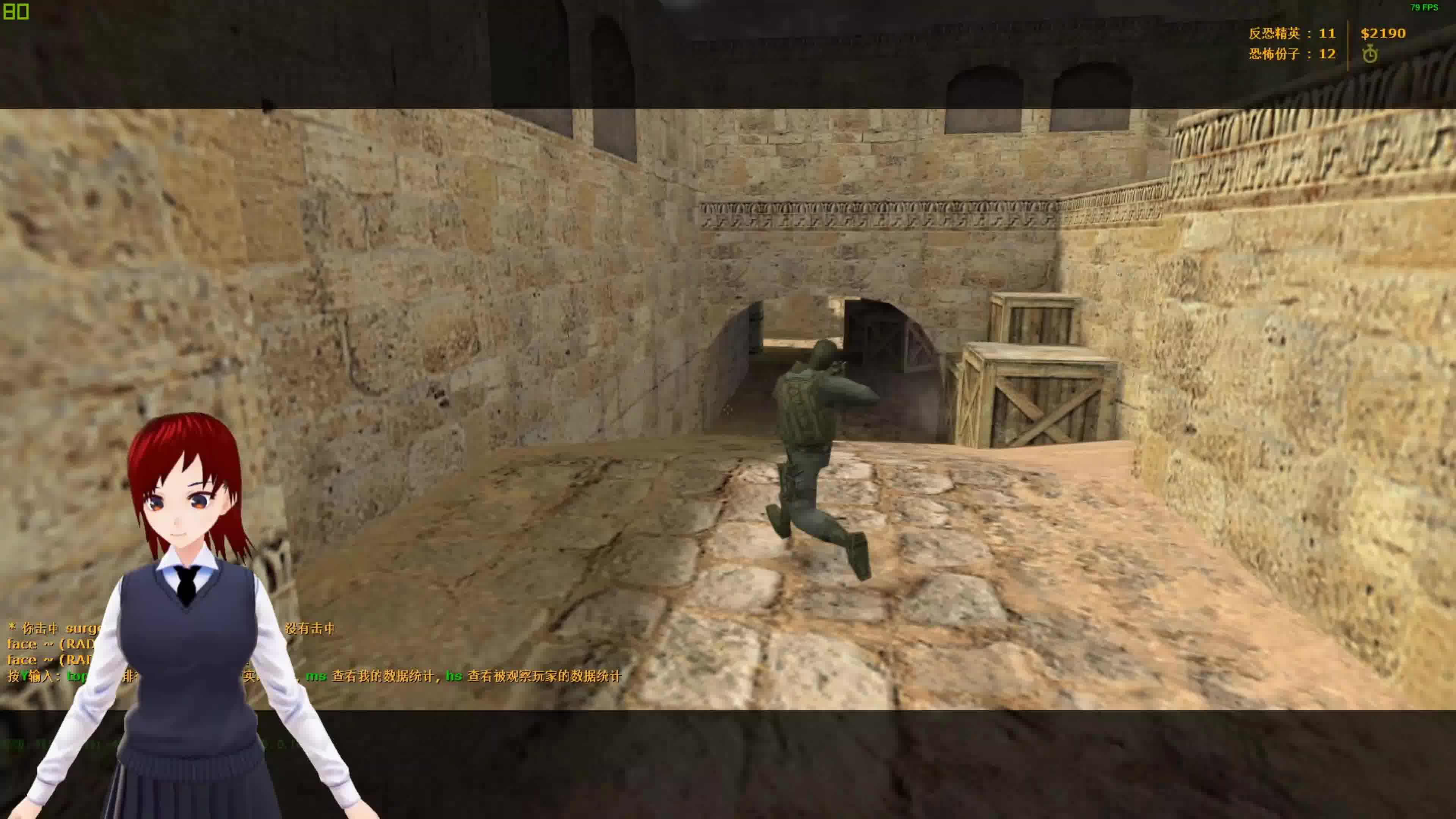 cs1.6多人服务器新人电竞服被按在地上摩擦