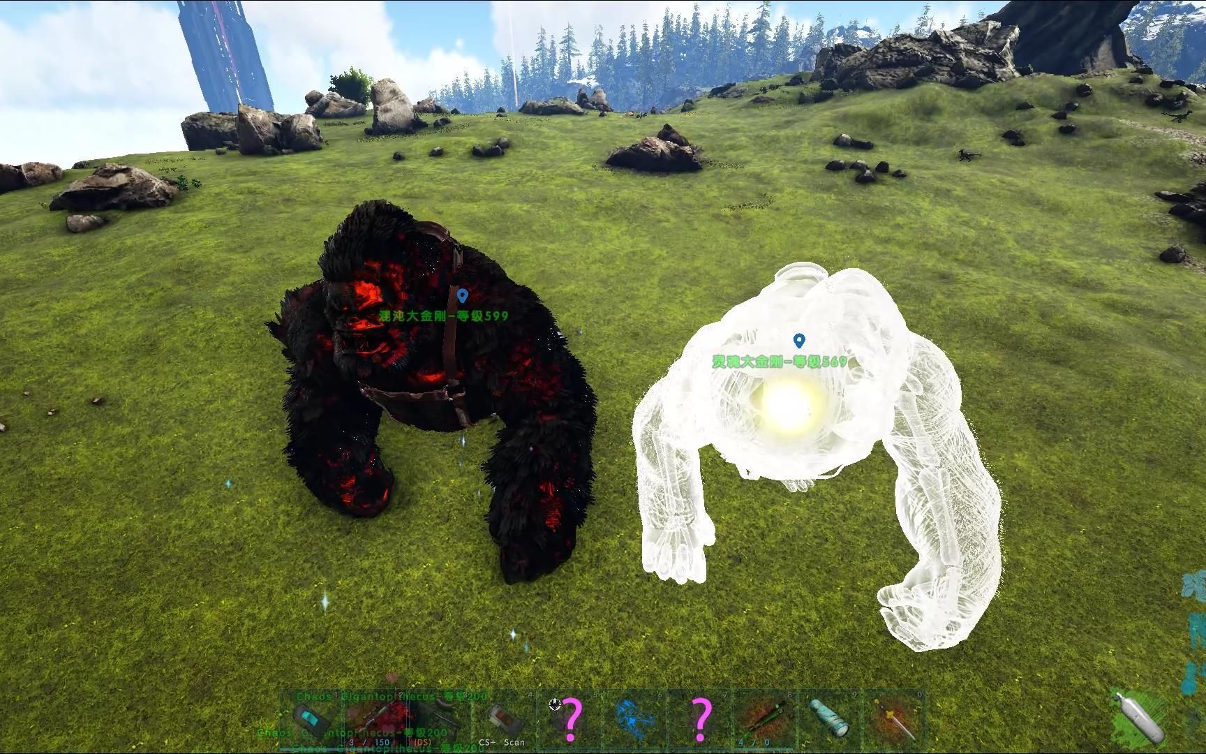 方舟生存进化原始恐惧模组 第三十五期 孤单三傻之混沌 灵魂大金刚