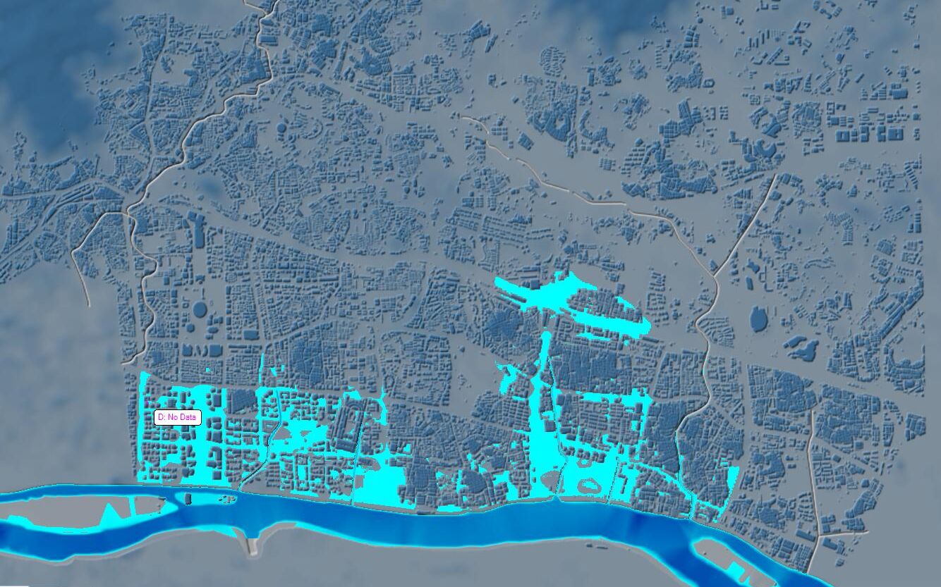...m的免费dem和城市建筑shp文件,利用arcgis制作城市尺度的地形文件