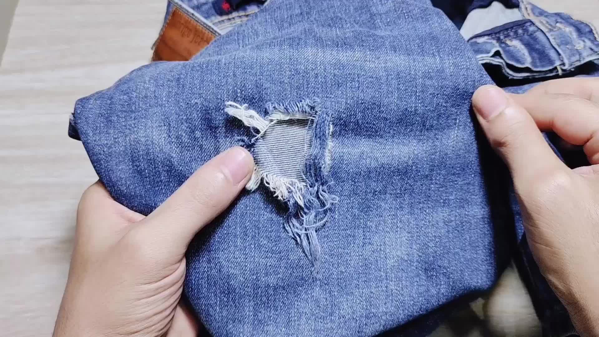 牛仔裤破了,学会这个方法可以完美无痕修复破洞的裤子