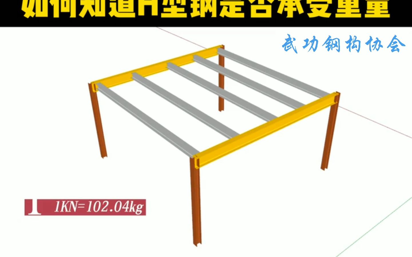 如何知道H型钢是否承受重量