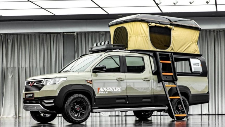 5.8万元起售!配电动露营帐篷+2米大货箱,全新五菱越境征途亮相