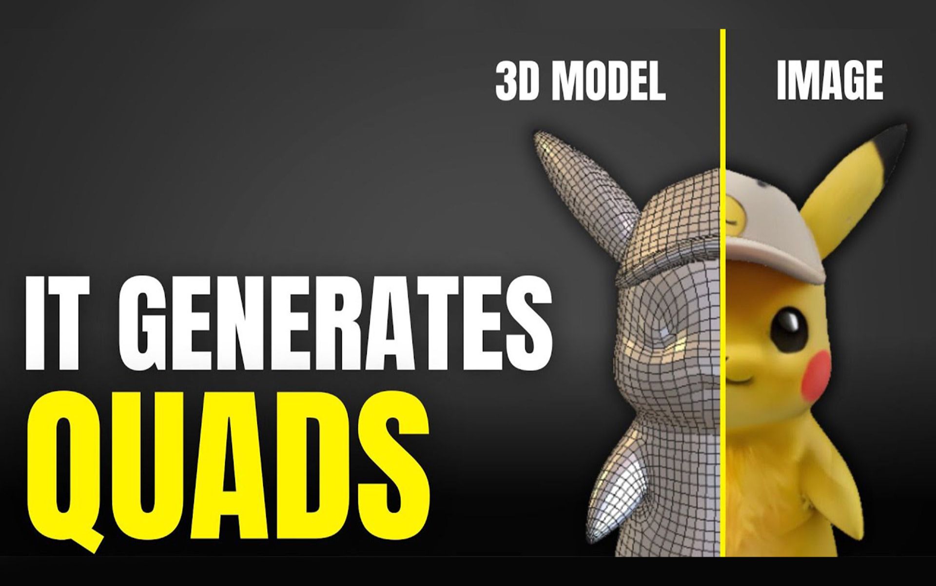 Rodin AI 3D生成工具使用演示指南:这个在线工具可以轻松生成四边面...
