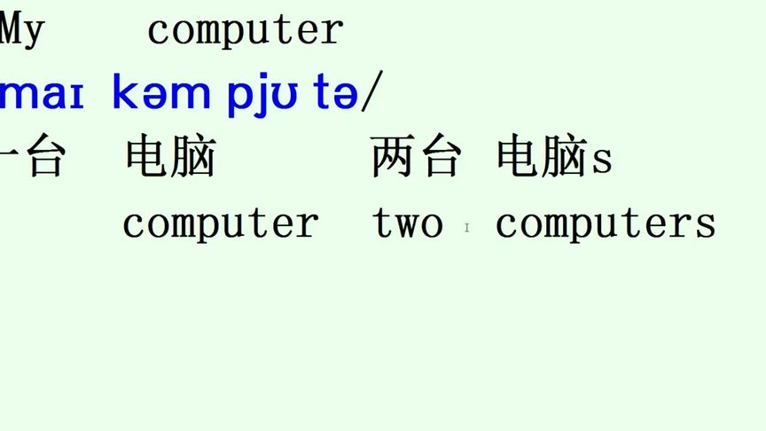 自学英语:从最熟悉的电脑(computer)鼠标键盘开始