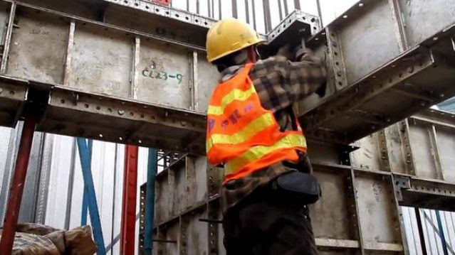 视频不可多得丨9分钟学会铝合金模板施工,铝合金模板安装全流程