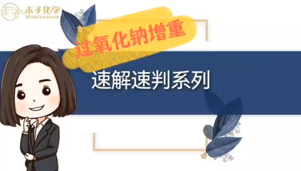过氧化钠增重问题