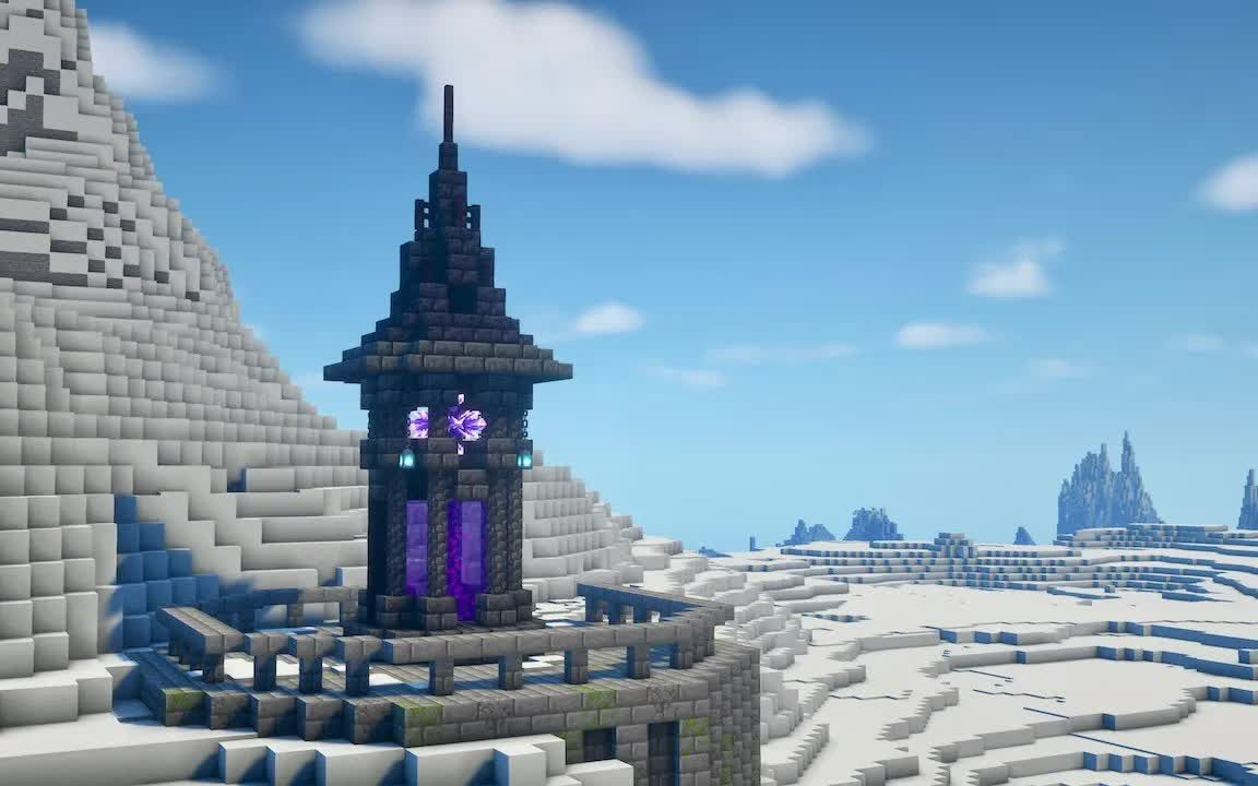 【Minecraft建筑教程】1.18教你建一个炫酷地狱门 By Foxel