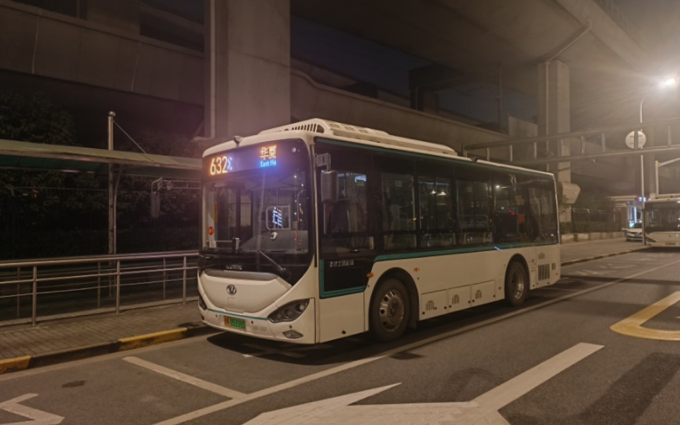 ...上海公交】632路 万象客车(海格代工)SXC6860GBEV1型纯电动客车
