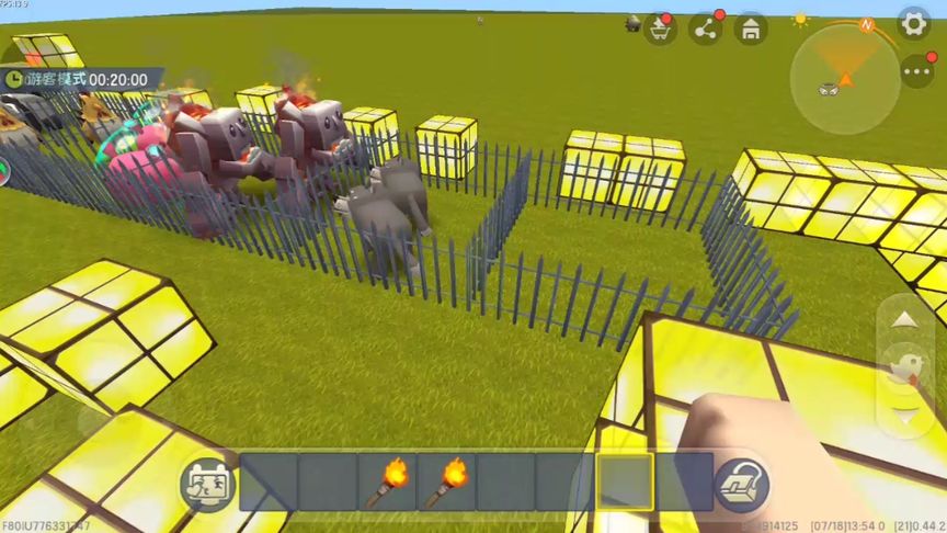 迷你世界:让动物变大头小头。