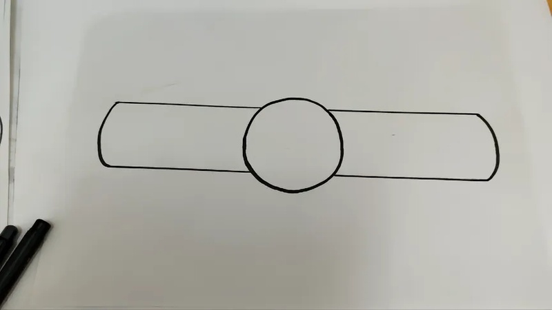 儿童画教程 小于老师教绘画 线描画手表(二)