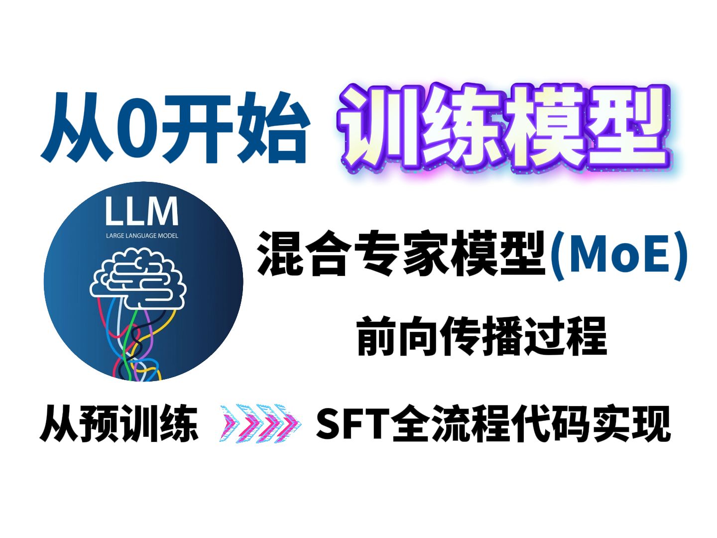 【30分钟学会】如何从零开始训练大模型,从预训练到SFT全流程代码...