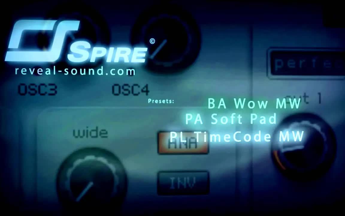 Reveal Sound SPIRE 螺旋尖塔合成器 原厂预设试听 v1