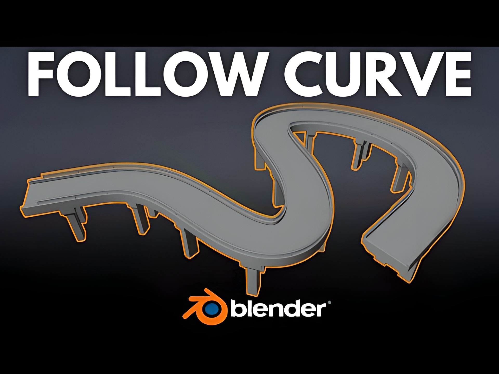 【中字】Blender 建模教程:让您的对象跟随曲线弯曲!