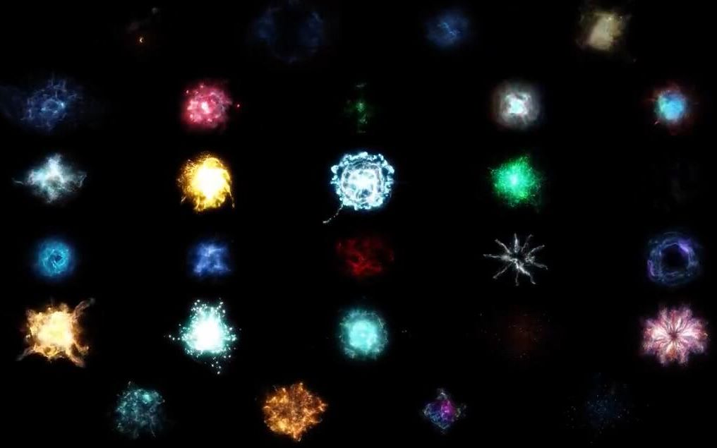 电流能量冲击波魔法科幻开枪火焰光线4K视频素材
