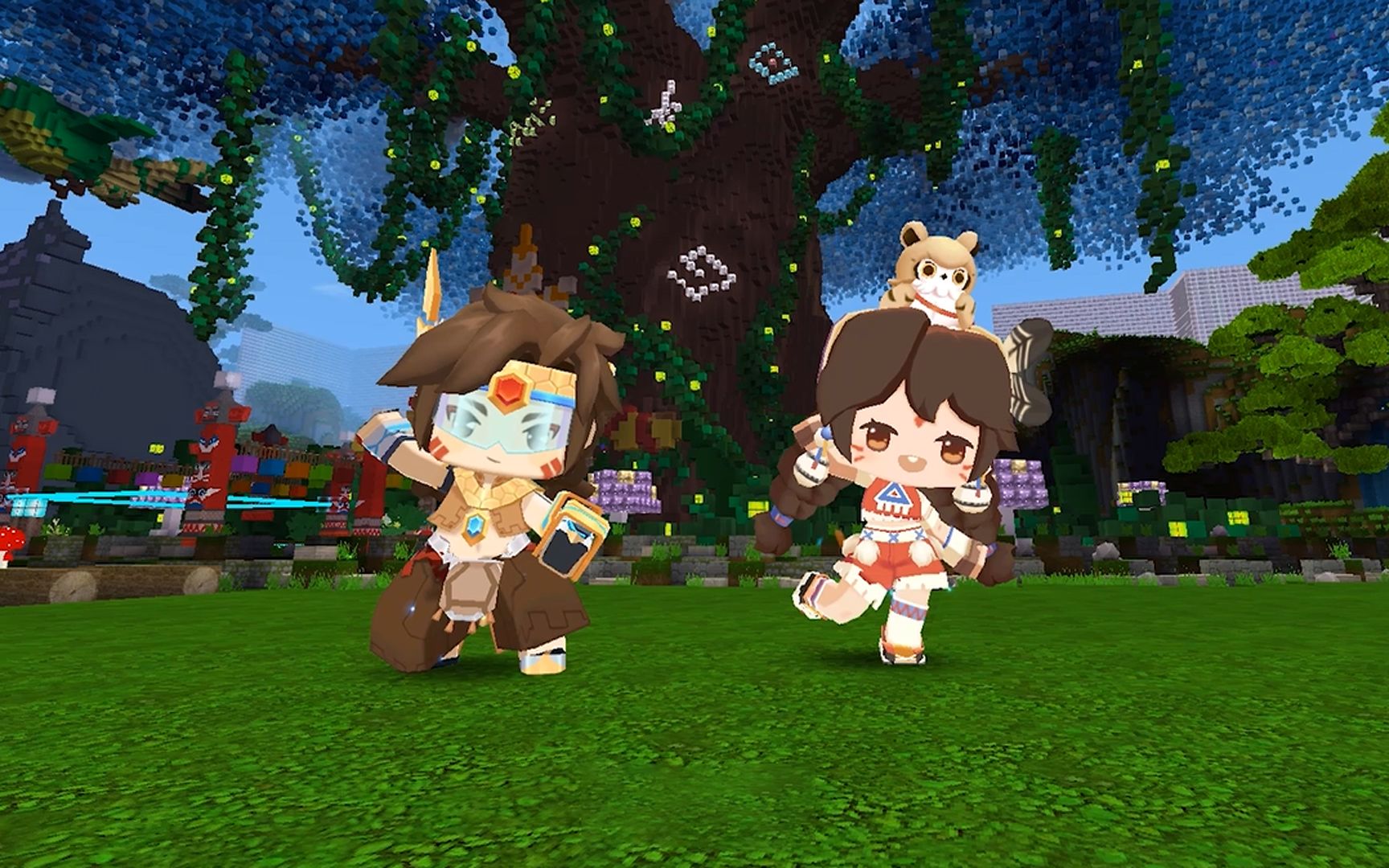 觉醒者卡卡妮妮来了!电影《迷你世界之觉醒》7月30日上映,一起守护...