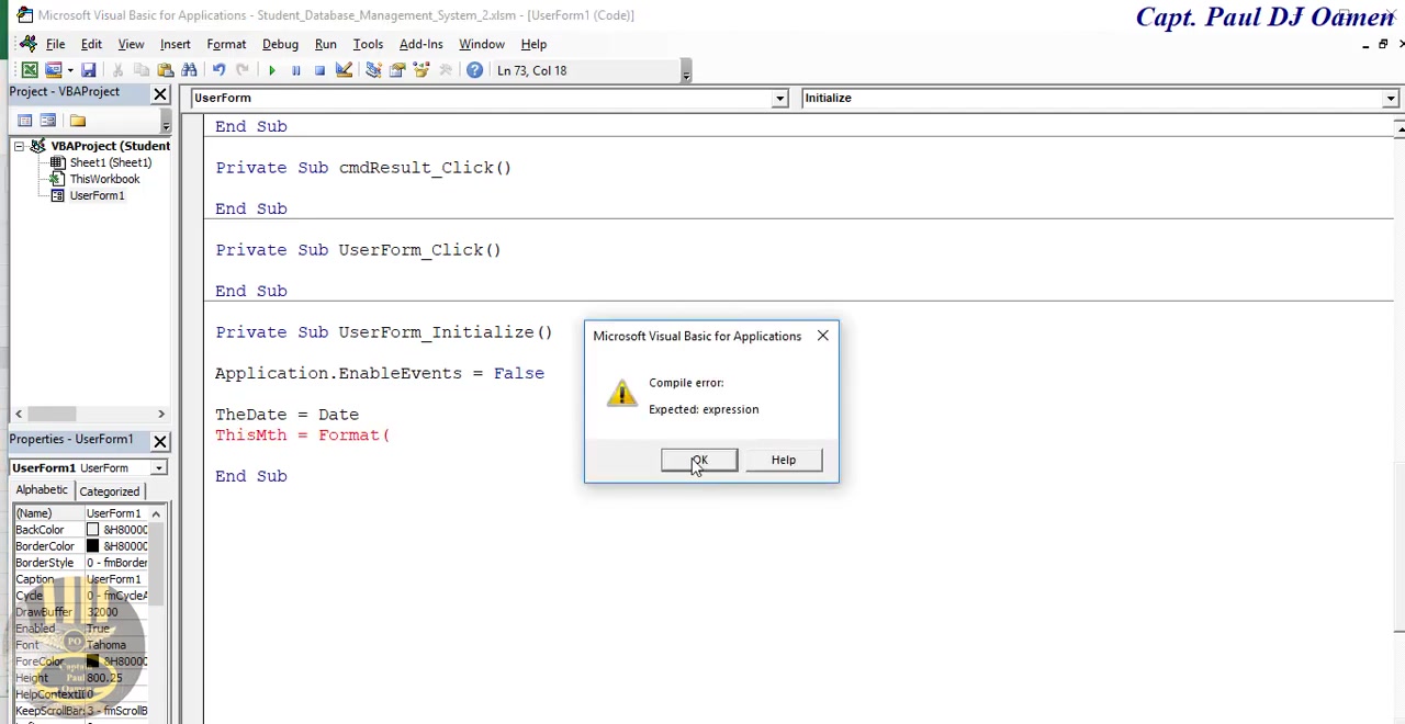 Excel VBA -- 3