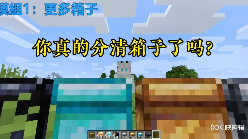 我的世界:你真的分清这两个模组吗?(更多箱子)(更好的存储)