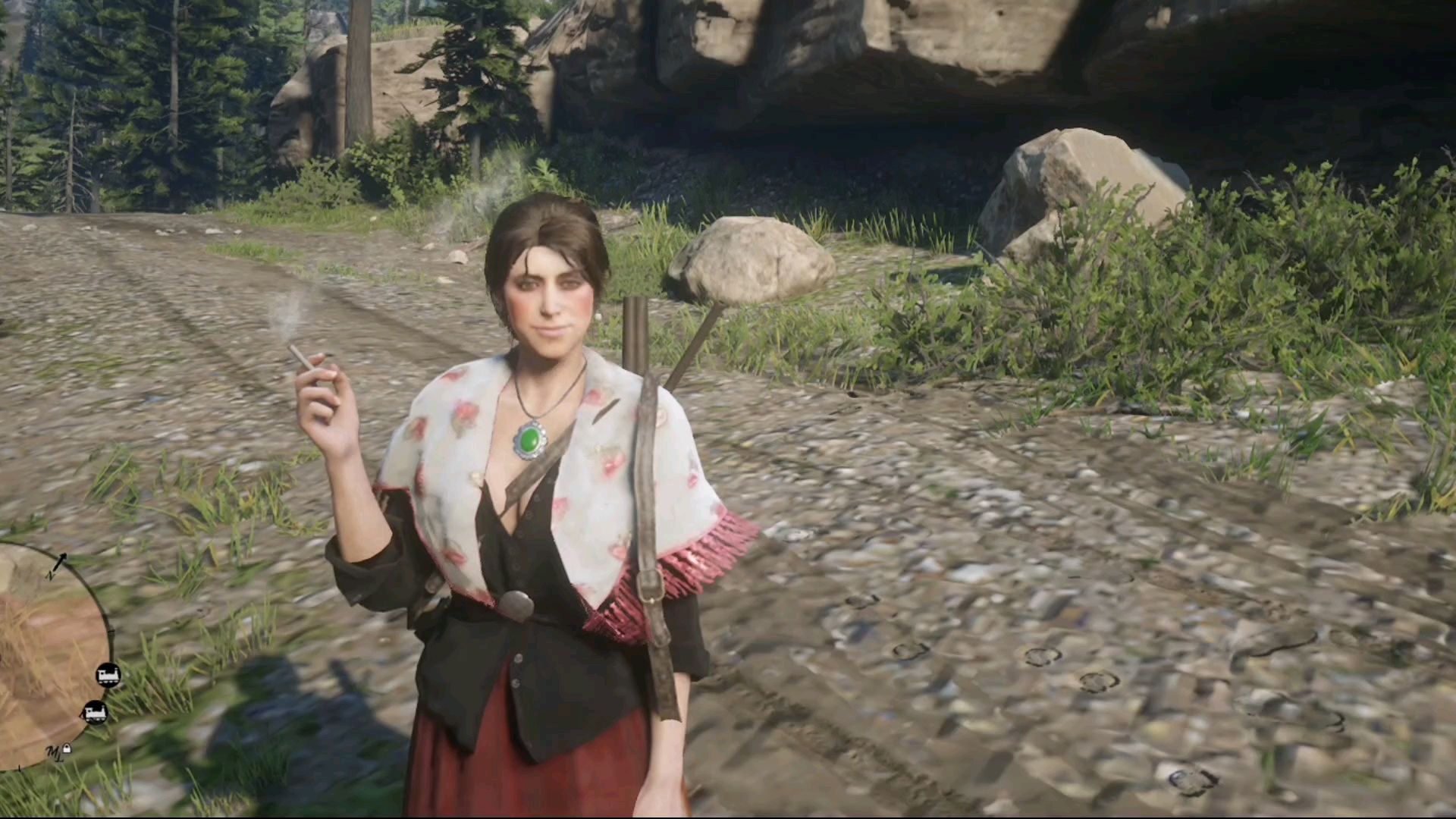 大镖客2,海伦在亚瑟面前是个淑女,背后可不是这样。大镖客2DB专用...