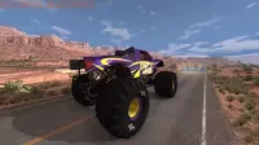 BeamNG drive:车祸模拟:怪物大卡车特技