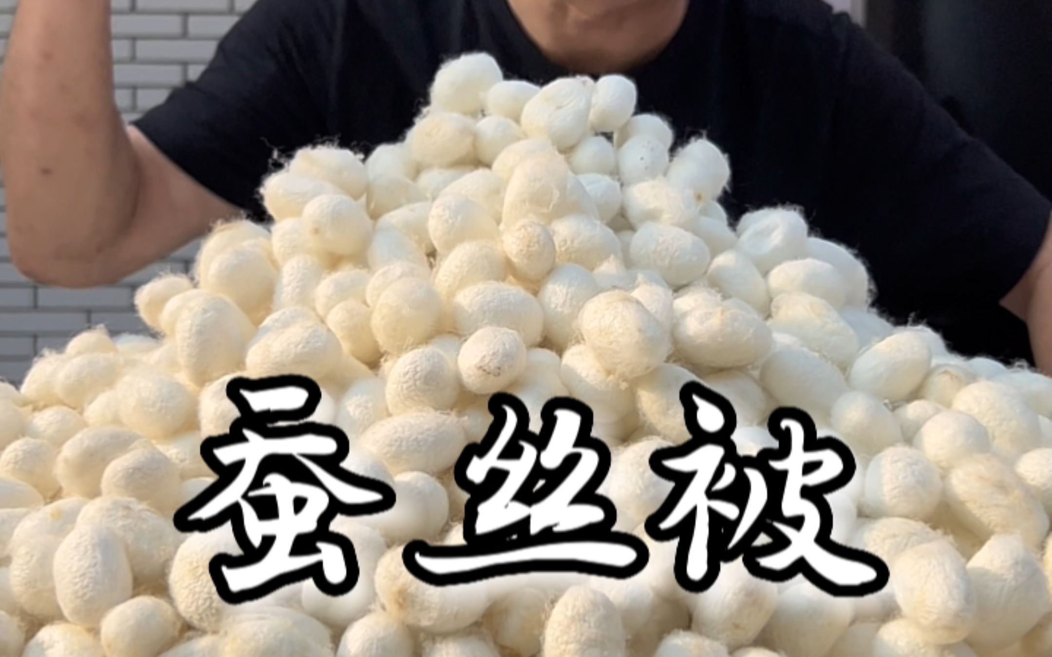 自己做蚕丝被,有股浓浓的桑叶味儿