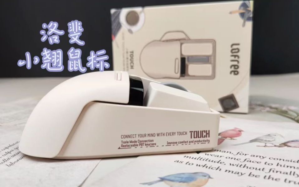 洛斐小翘鼠标丨简洁小巧,有点文具的感觉丨可换主题风格键帽按键丨...
