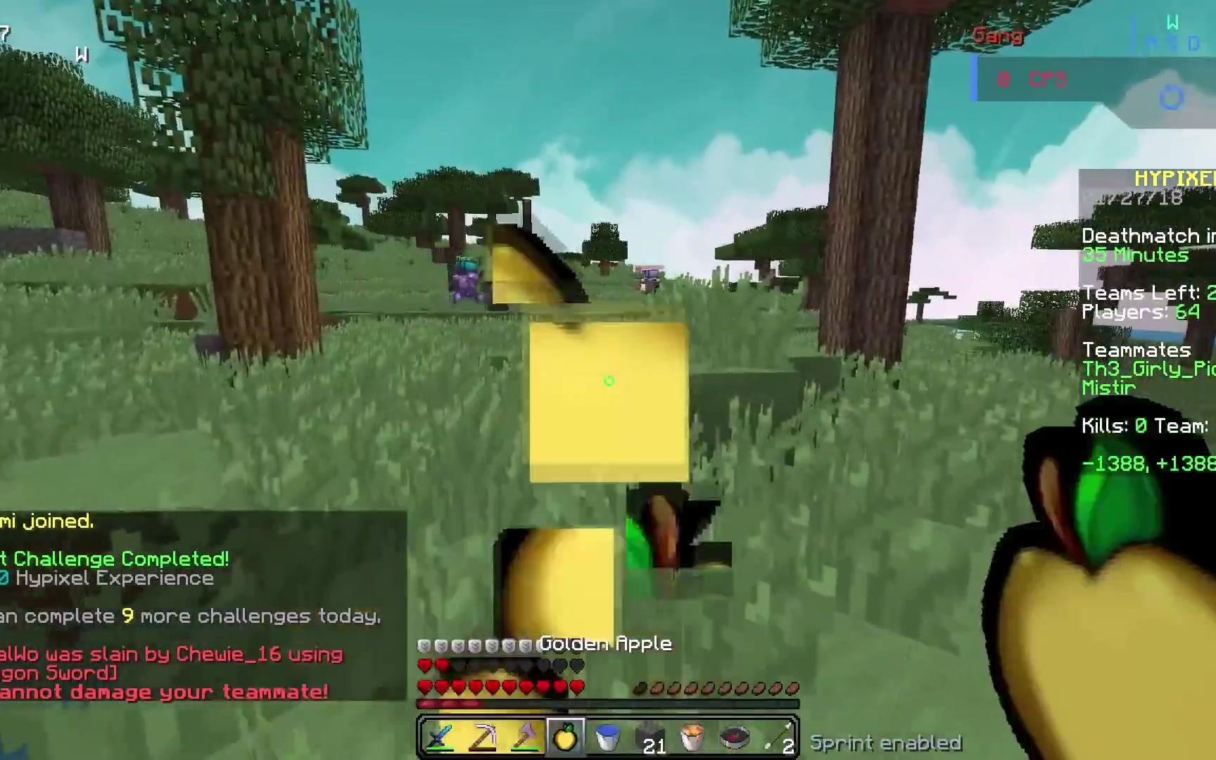 杀戮光环的警告!长臂猿之手(32杀)Hypixel UHC - Kill Aura WARNING -...