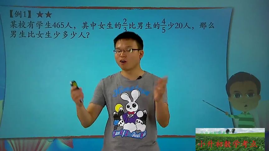 (2)小升初计算重点考查内容——解方程例1-例2