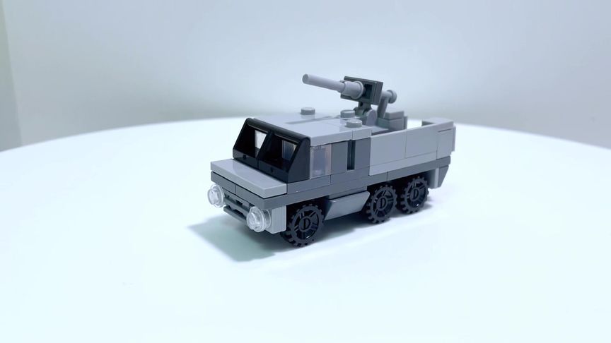 教大家用一堆积木搭建一辆武装皮卡#乐高moc #玩积木的王子