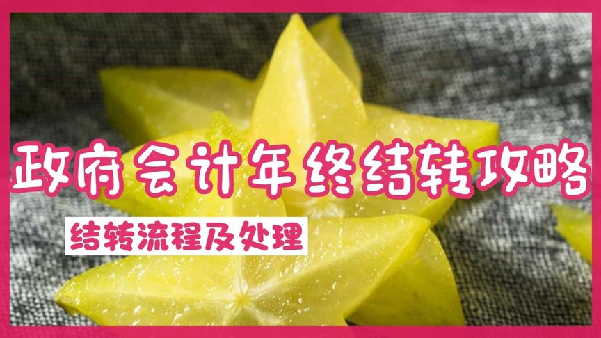 政府会计年终结转流程及处理的实用攻略!