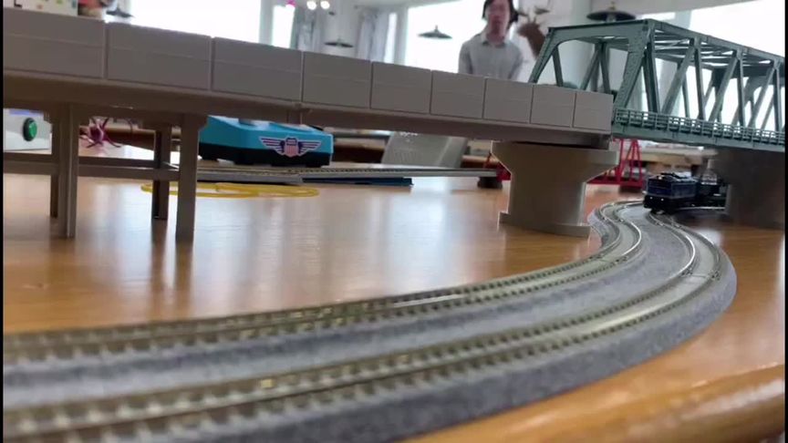 n比例运转会,K5列车炮,弹药车,坦克车列。四重联D51～