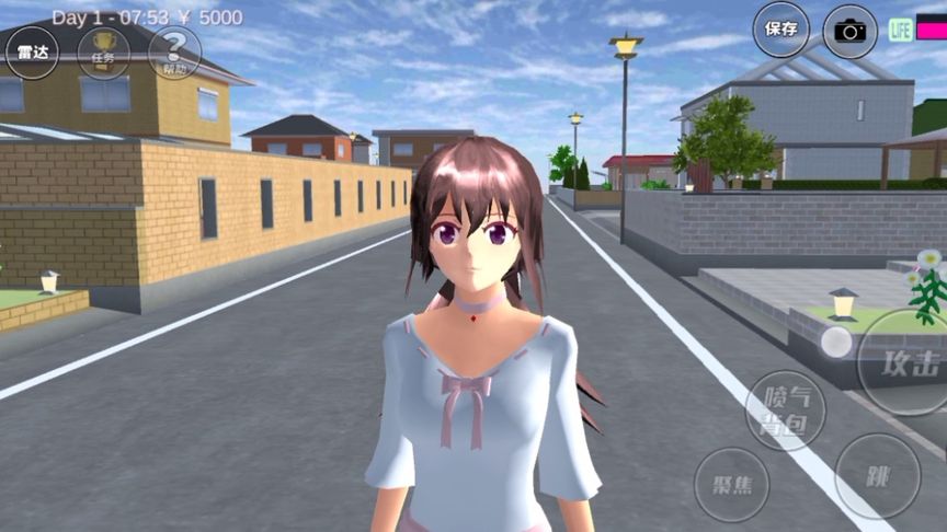 樱花校园模拟器里面教你们做超漂亮的发型