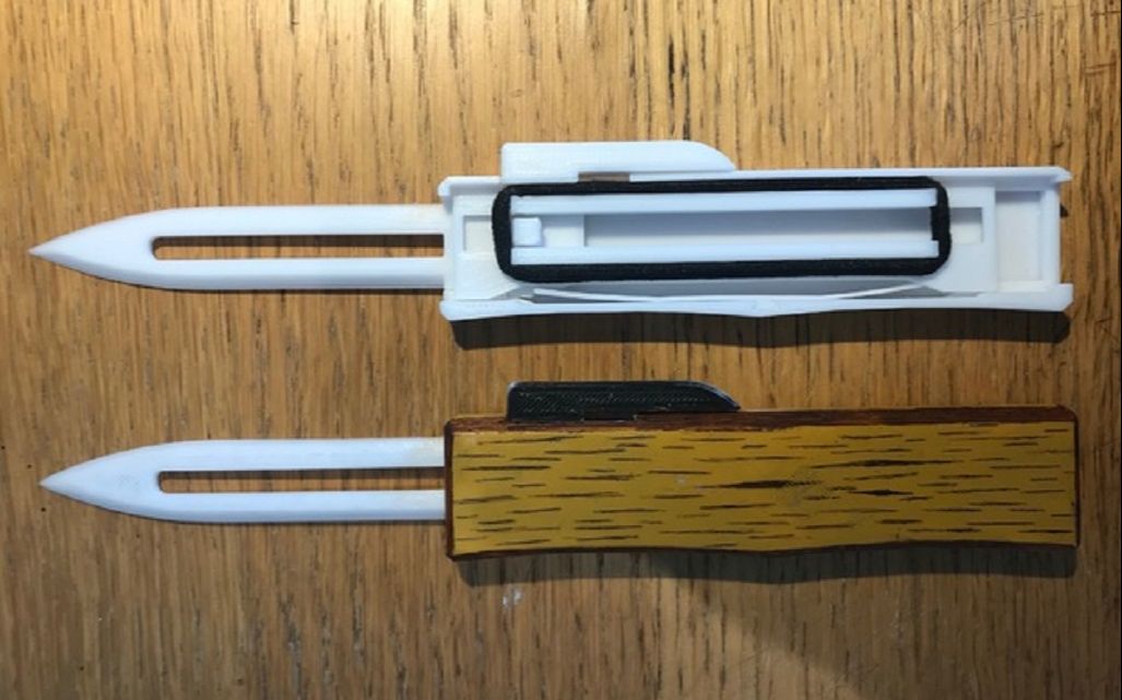 3D打印 | 玩具弹簧刀 | 玩具模型