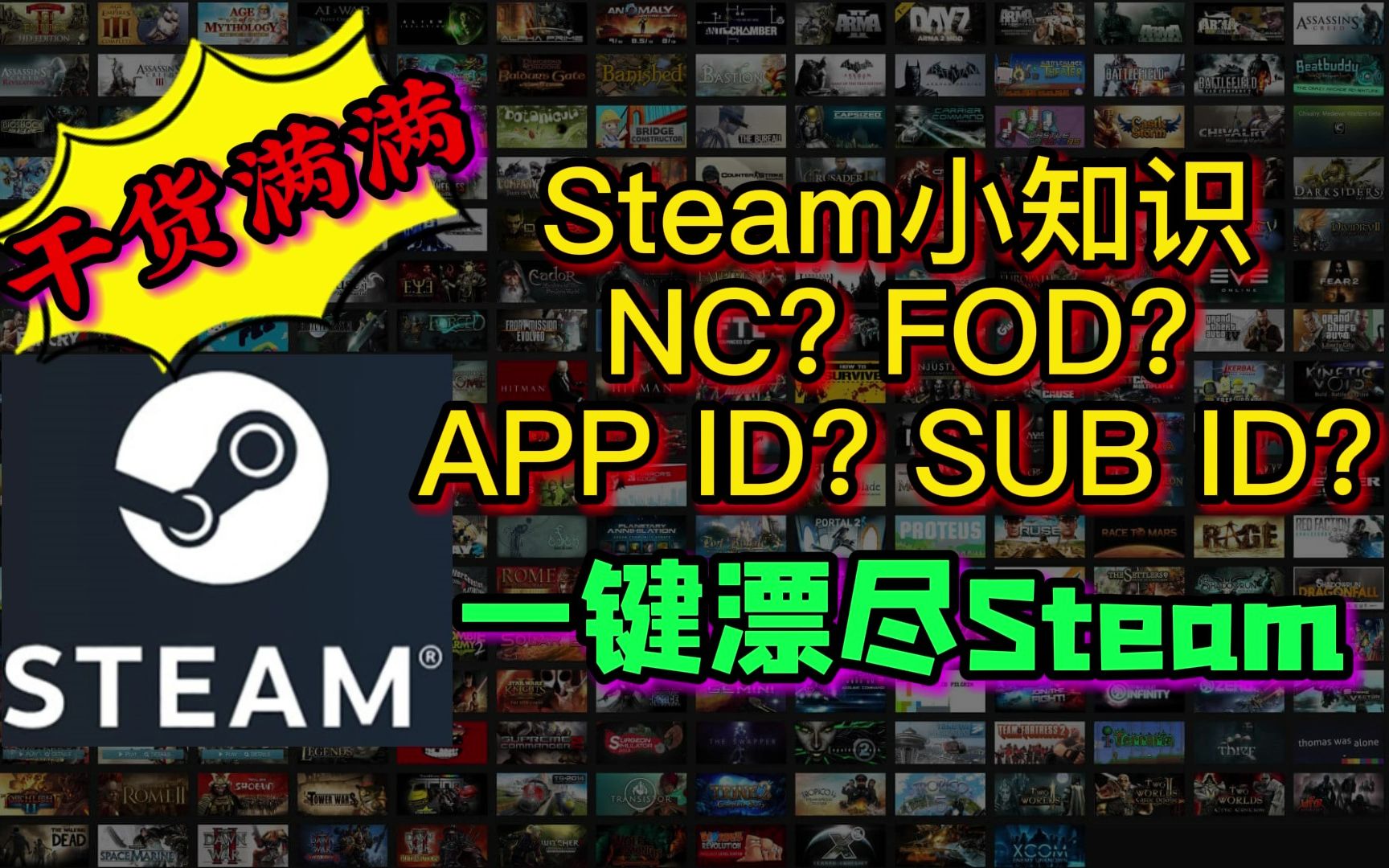 ...SUB ID都是个啥?SUB ID一键入库多款Steam游戏,萌新学废老鸟崩溃