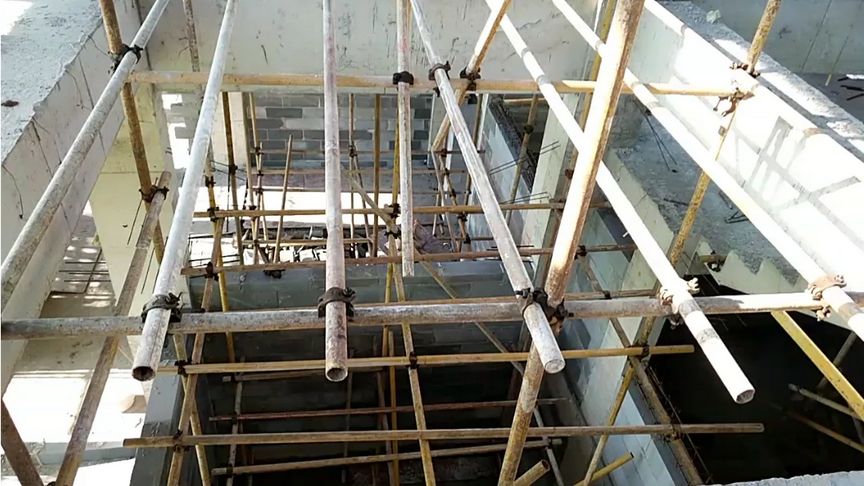 搭小小装修架就用那么多钢管。