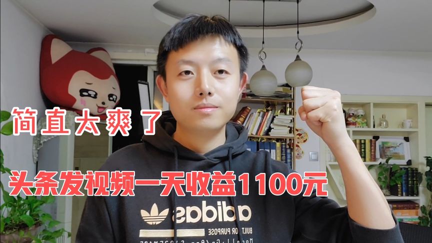 今日头条发视频1天赚了1100元,很多人不相信,真实数据来证明