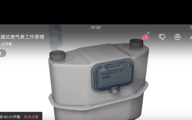 燃气输配-膜式燃气表