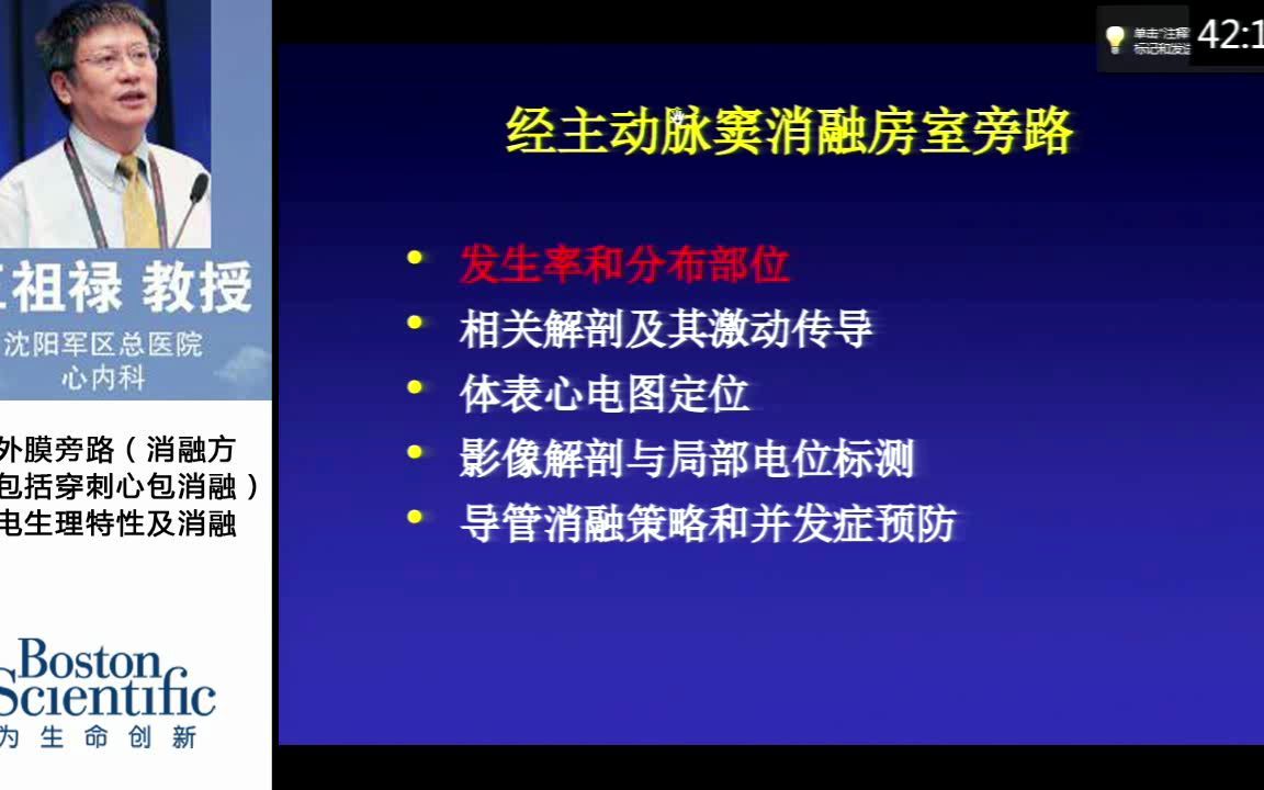 6 心外膜旁路的电生理特性及消融-王祖禄.MP4