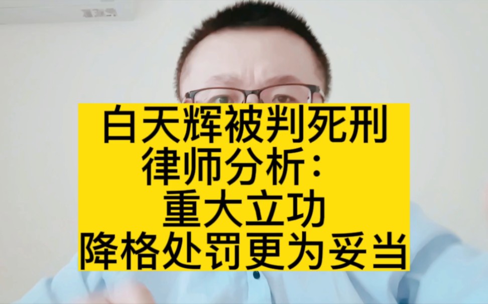 白天辉被判死刑律师分析:重大立功降格处罚更为妥当天津二中院对白...