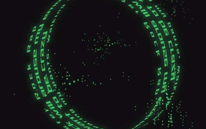 AI制作炫酷特效3D环绕文字效果