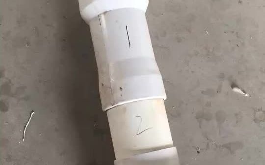 桥梁用泄水管安装完成实拍展示