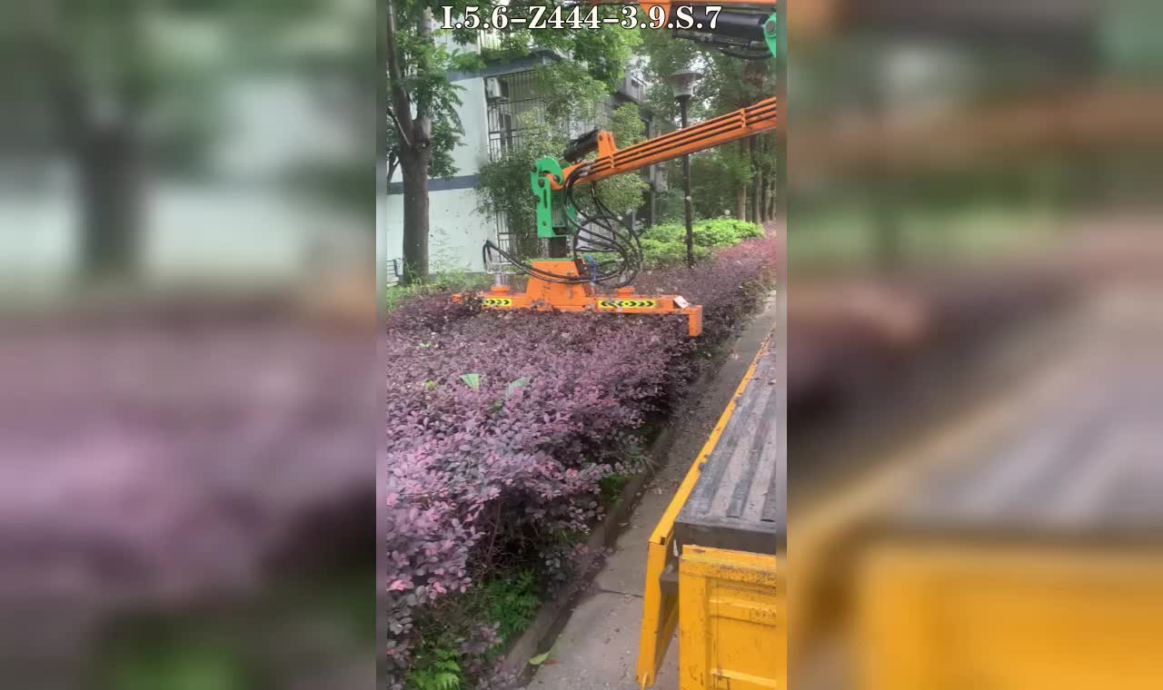 高速公路绿篱修剪及 车载式绿篱修剪机平剪绿篱视频 修剪平整