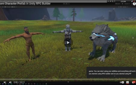 【RPG Builder2.0】自定义玩家角色的预制体 Custom Character ...